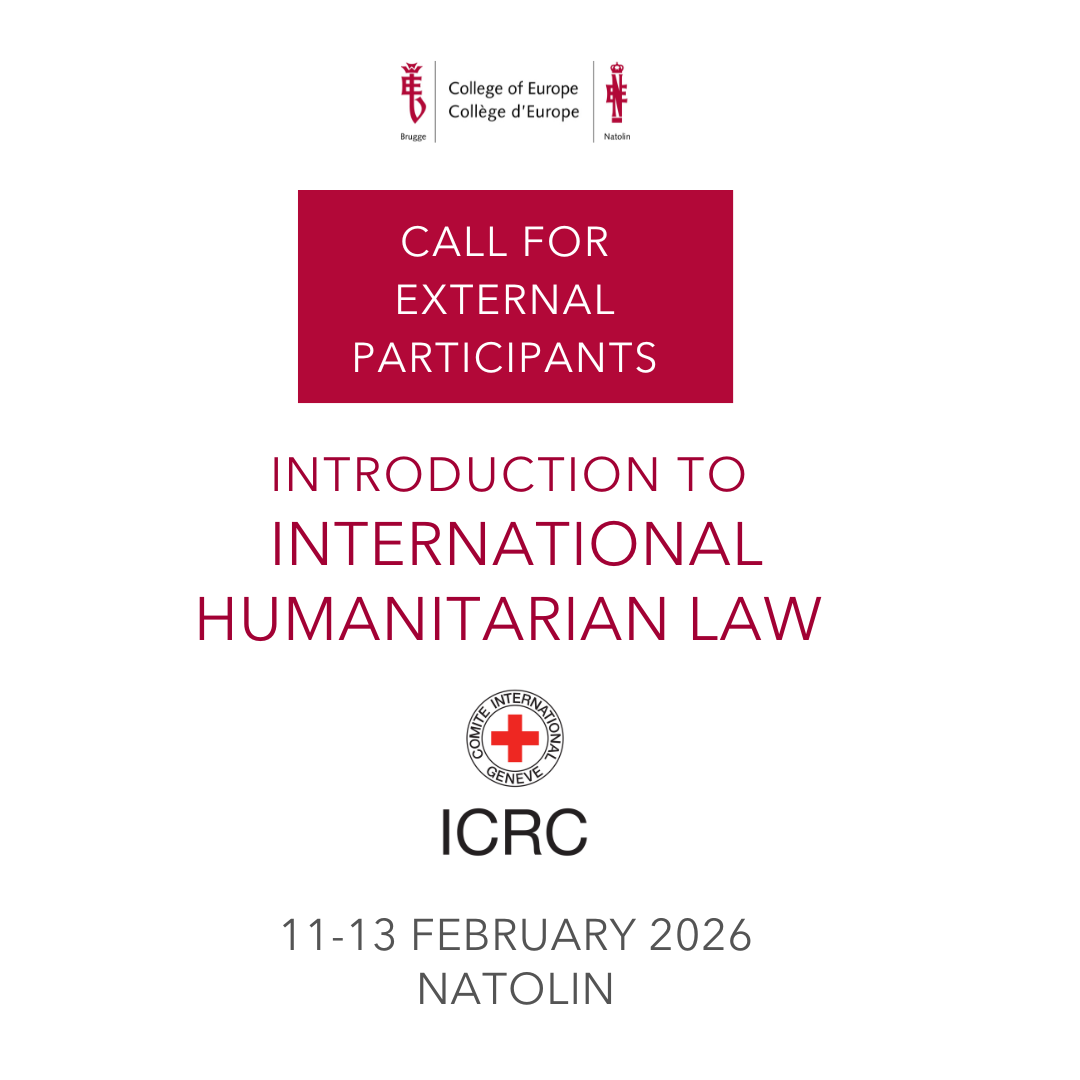Call for External Participants: Introduction to International ...