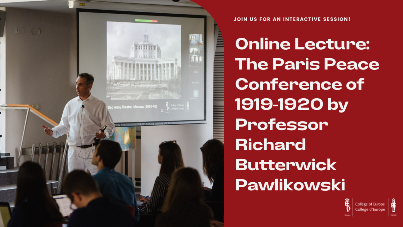 Online Lecture by Prof. Richard BUTTERWICK-PAWLIKOWSKI: "The Paris ...